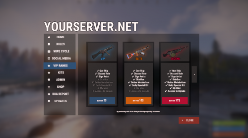 Welcome Panel Addons - Plugins - Codefling
