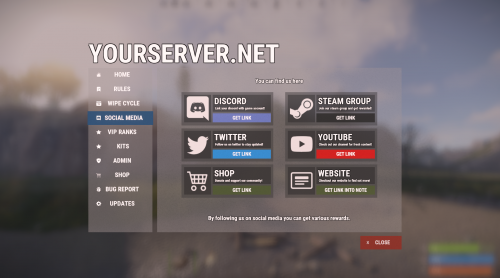 Welcome Panel Addons - Plugins - Codefling