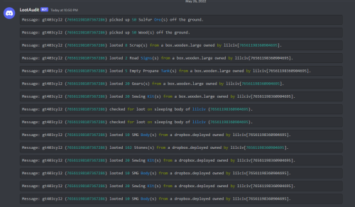 Loot Audit - Plugins - Codefling