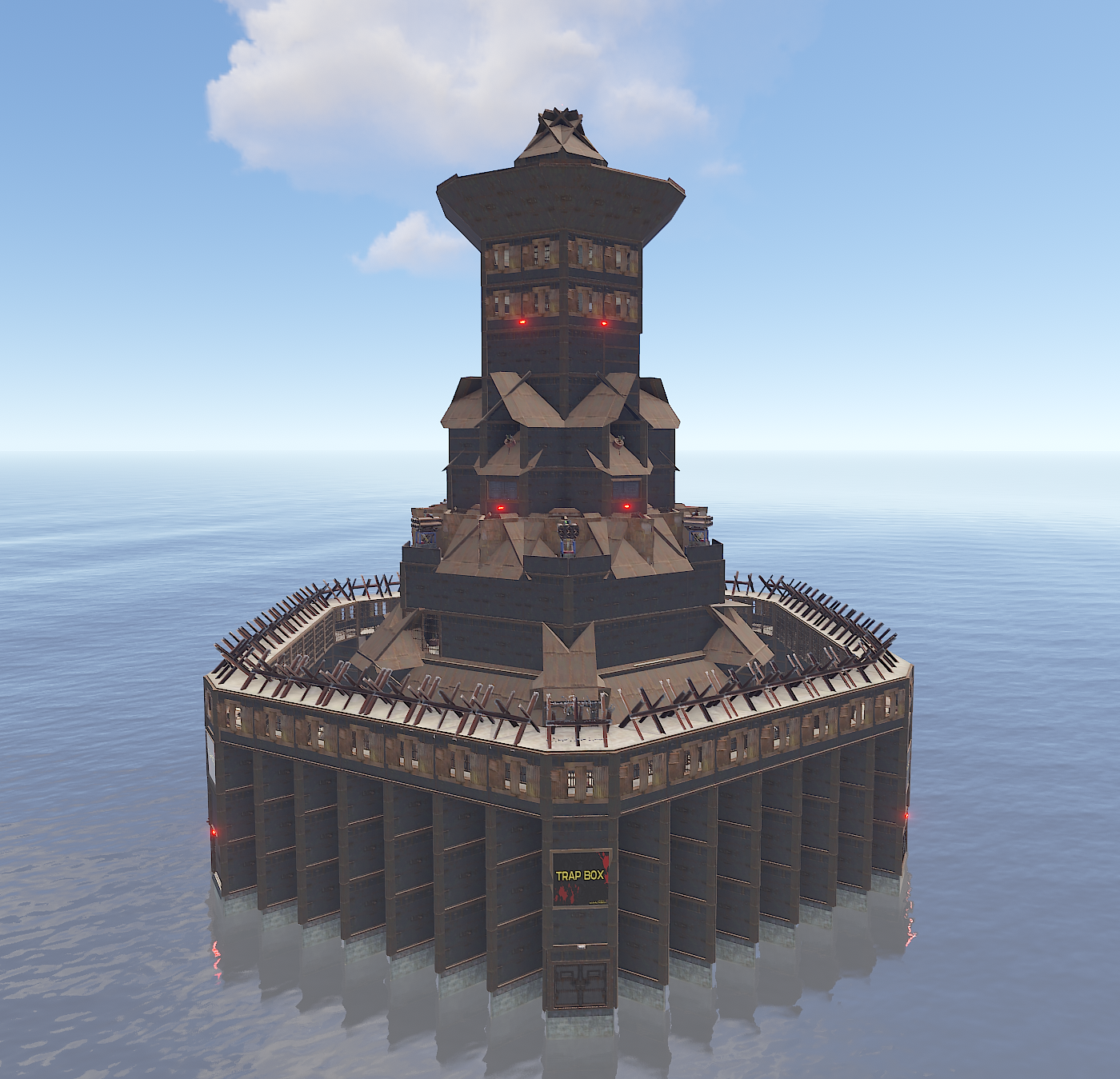 Minecraft Octagon Pagoda
