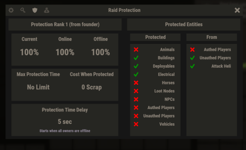 Raid Protection - Plugins - Codefling