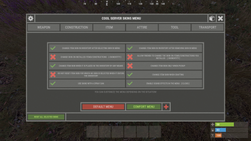 XSkinMenu - Plugins - Codefling