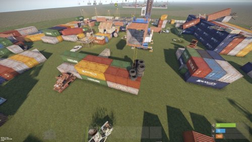 Container Storage Yard Monument & Arena - Monuments - Codefling