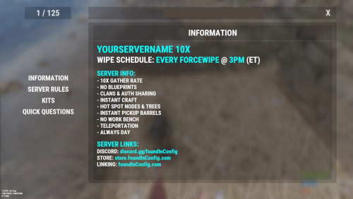 Premium 10x Server - Customizations - Codefling