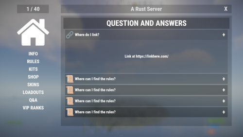 Welcome UI Controller - Plugins - Codefling