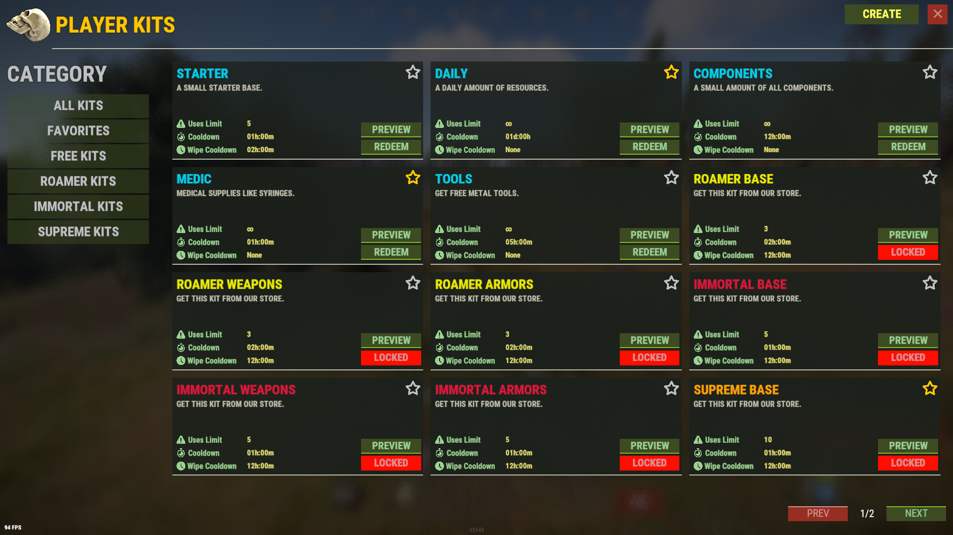 Player Kits - Plugins - Codefling