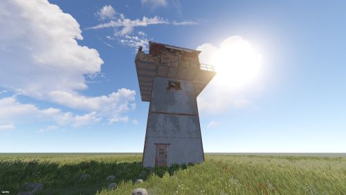 Tower With Buildable Bunker - Monuments - Codefling