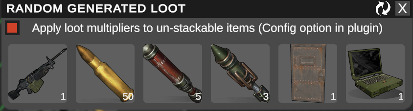Alphaloot 5x Loot Tables Customizations Codefling