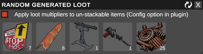 Alphaloot 10x Loot Tables Customizations Codefling
