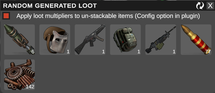 Alphaloot 10x Loot Tables Customizations Codefling