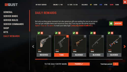 Daily Rewards - Plugins - Codefling