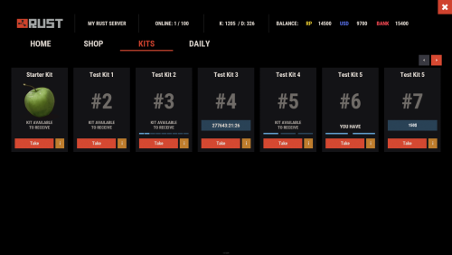 Kits - Plugins - Codefling