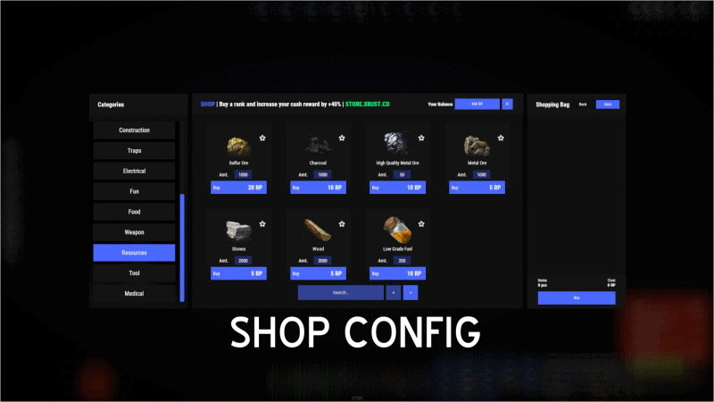Shop Config Customizations Codefling