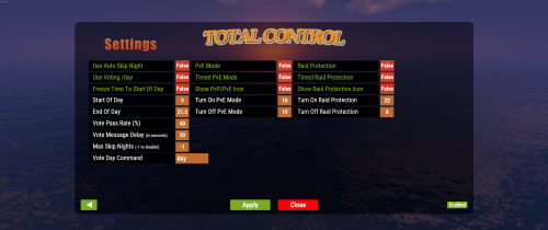 Total Control - Plugins - Codefling