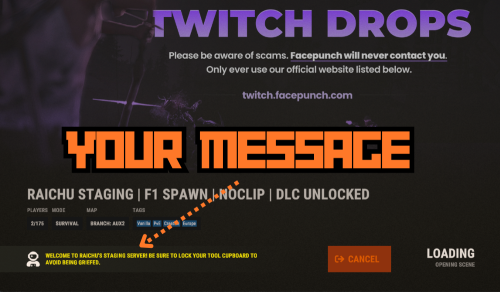 Loading Messages - Plugins - Codefling