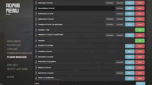 Admin Menu - Plugins - Codefling