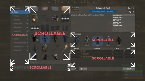 Crafting Panel - Plugins - Codefling
