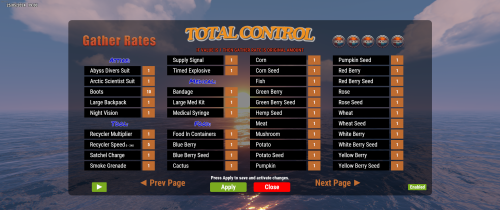 Total Control - Plugins - Codefling