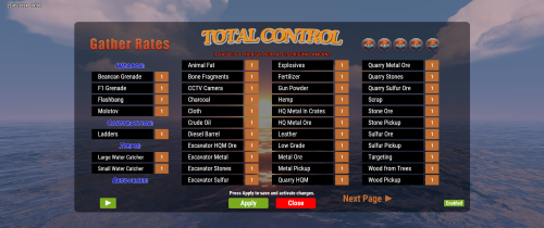 Total Control - Plugins - Codefling