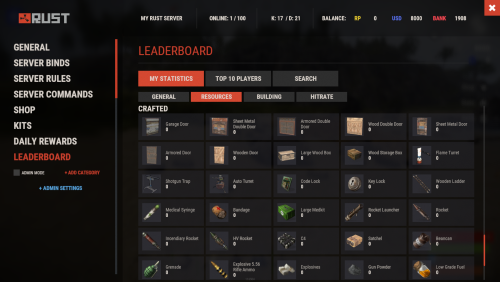 Ultimate Leaderboard (+WEB Editor) - Plugins - Codefling