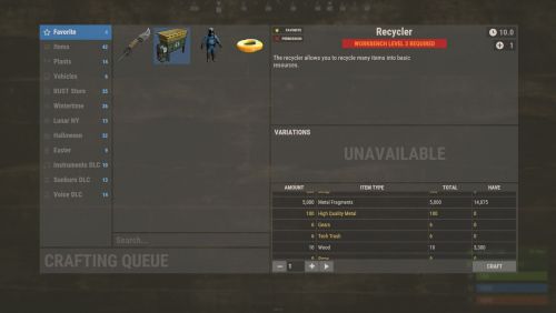 Crafting Panel - Plugins - Codefling